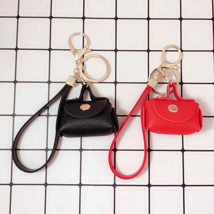 Cute Kawaii Mini Bag Keychain Creative Keyring Women Car Purse Pendant ...