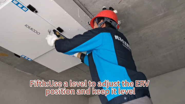 Ceiling Mounted Water Coil Energy Recovery Ventilator for Heat Pump 500 ...