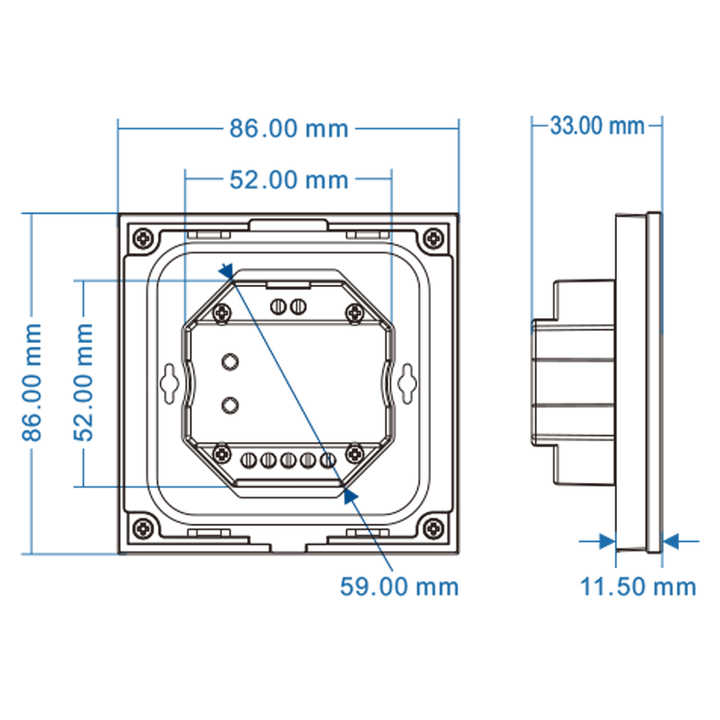 SKYDANCE T15 RGB+CCT LED Strip Controller - 4 Zones DMX512