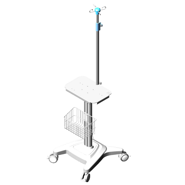 Medical Trolley High Flow Nasal Cannula Trolley Ventilators Rolling ...