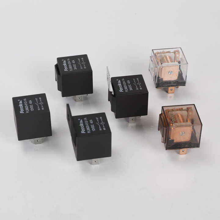 Transparent 12 Volt Relay - 60A, 80A, 5pin LED Relay