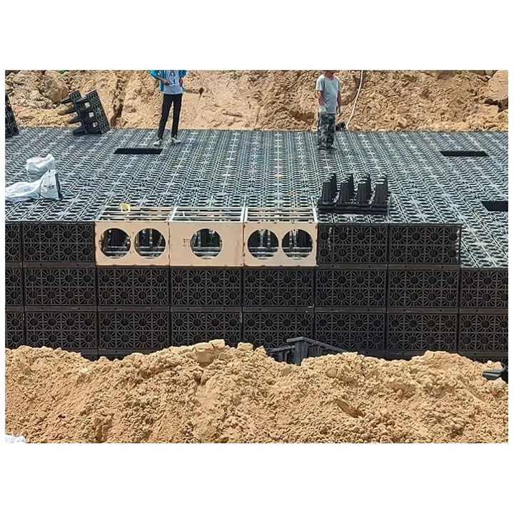 Interlocking Stormwater Basin tank & Attenuation Modular Crates for ...