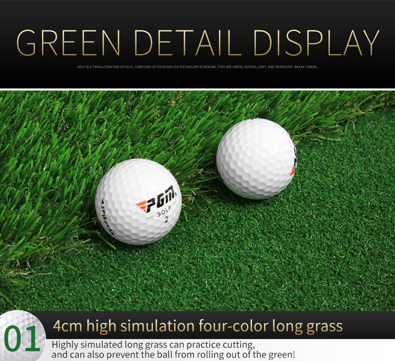 PGM GL016 customized 18 hole golf practice putting mat-企业官网