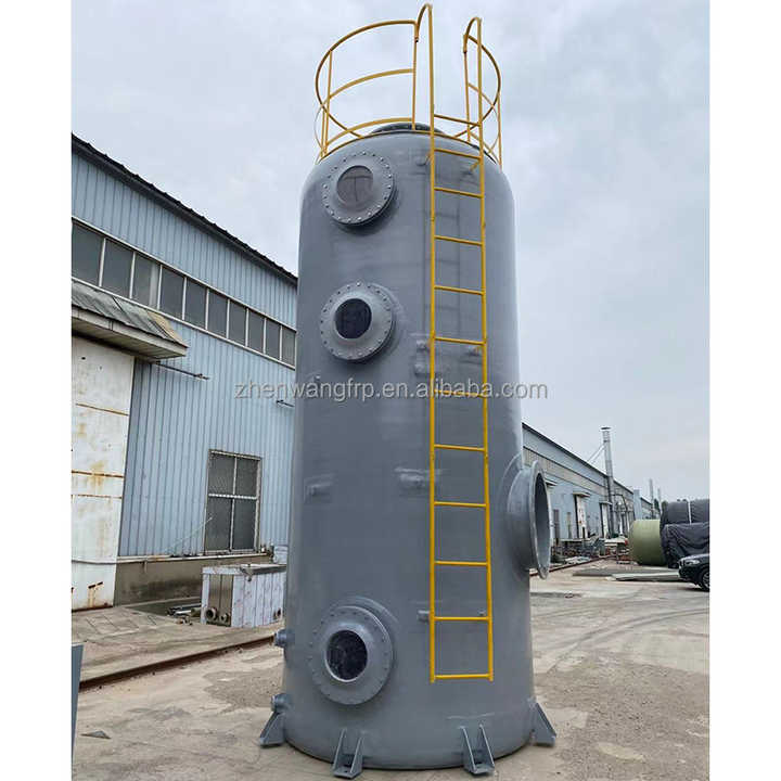 Waste Gas Scrubber Adsorption Column Frp Purification Tower Industrial ...