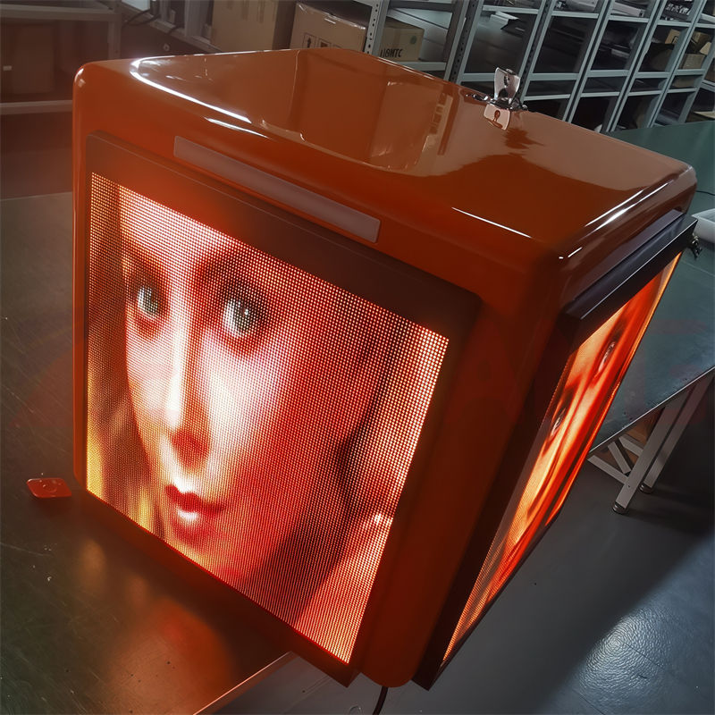 P3 P2.5 P2 LED Display Food Deliver Box Customization Advertisement LED ...