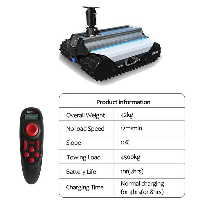 Tk45 Remote-Controlled RV Camper Motorhome Mover Camping Trailer for Camper