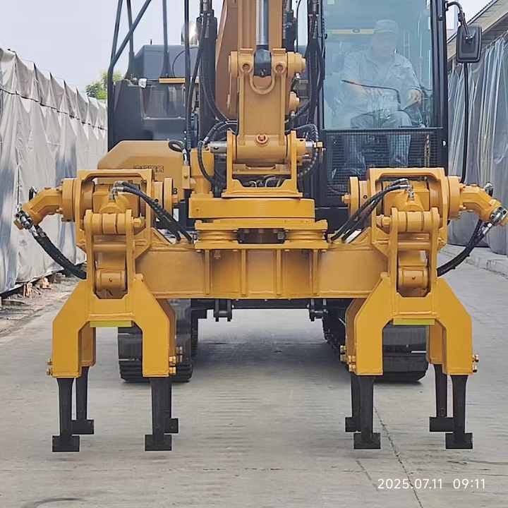 Digger Attachment Railroad Excavator Ballast Tamper Rail Tamping ...