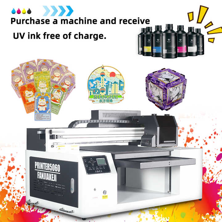 A2 Flatbed UV Printer 5060 Source Factory Digital Printing Equipment ...