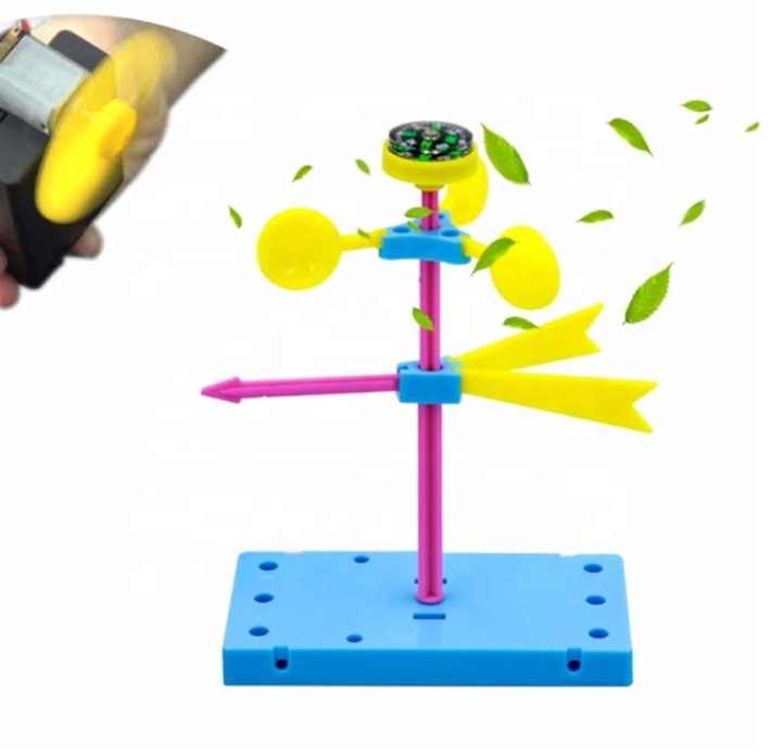 DIY Wind Vane Weather Vane Wind Direction Indicator Assembly Model Kids ...