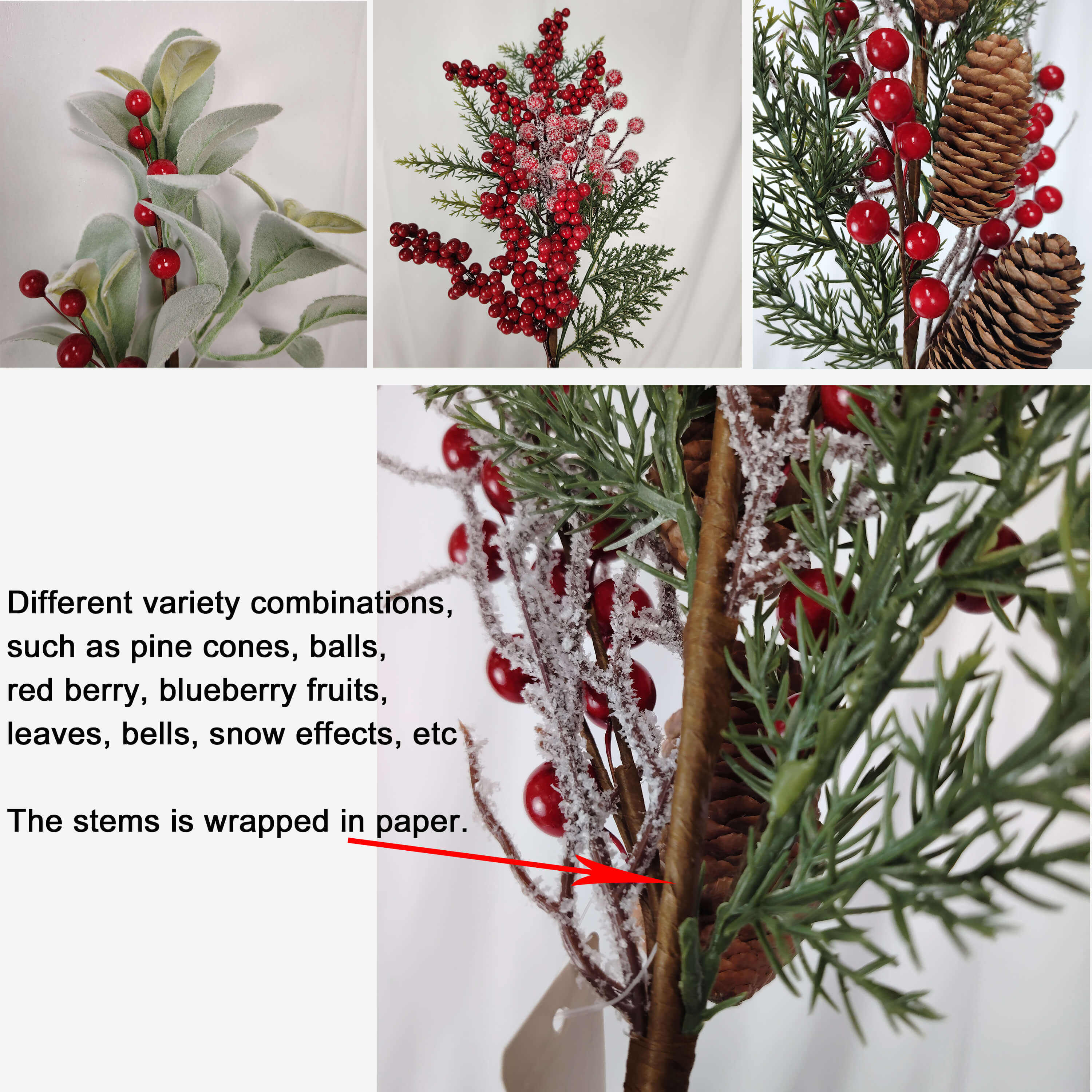 How to Choose the Best Christmas Craft Realistic Berry for Your DIY ...