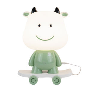 Cute Cow Night Light for Kids Portable Animal LED Nursery Nightlight ...
