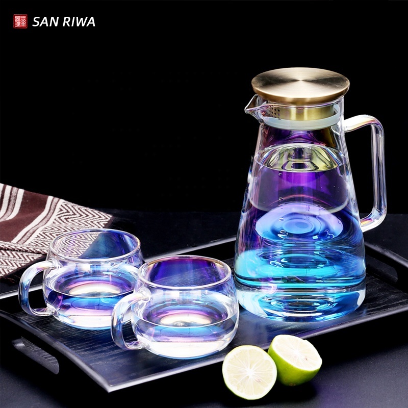 Heat Resistant Water Set - Jug Hot Water Bottle With Glasses in Pakistan