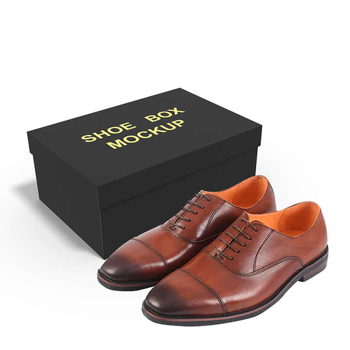 Custom Logo Luxury Mens Shoe Box Packaging - Wholesale