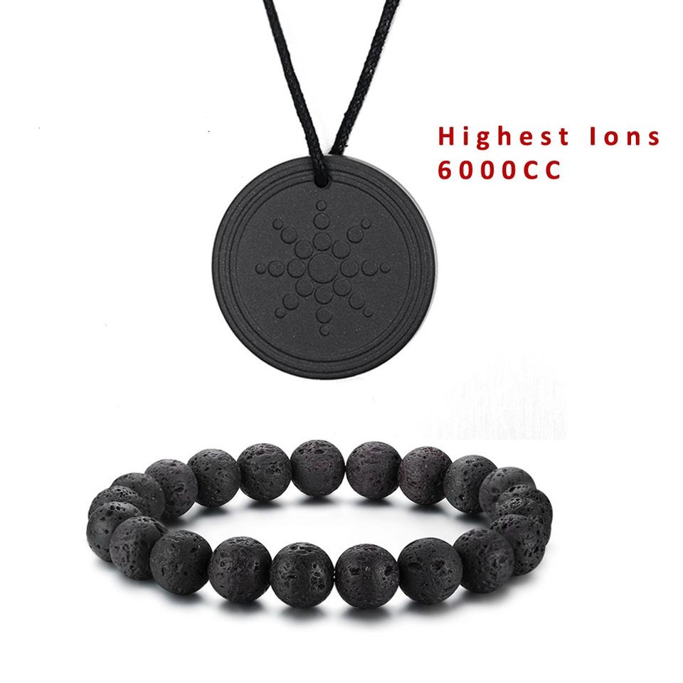 Quantum Scalar Energy Pendant with Sunflower Pattern