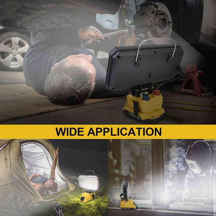 4000LM 35W Cordless Rechargeable Magnetic LED Work Light