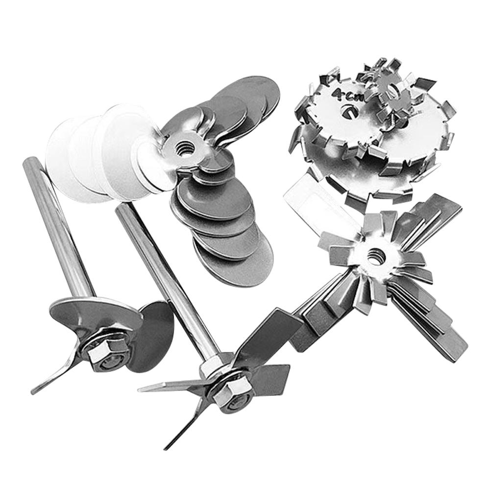 Laboratory 304 Stainless Steel Stirrer Three-Blade Paddle Stirrer Lab ...