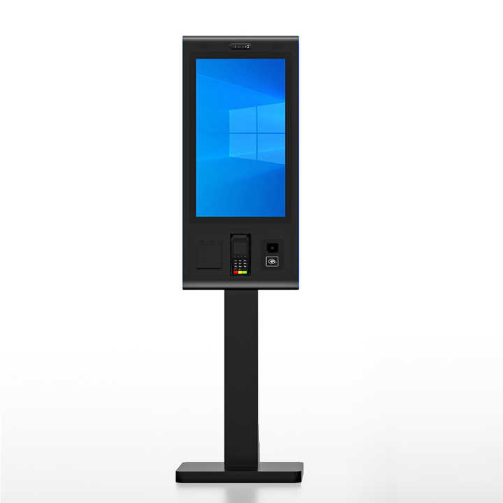 OEM Self Service Kiosk 27 Inch Floor Stand Install Touch Screen Self ...