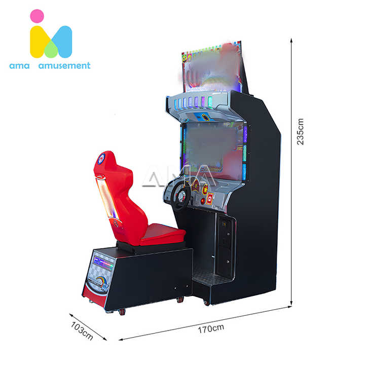 AMA Racing Simulator: 42" LCD Arcade Kart DX Video Coin-Operated Game ...