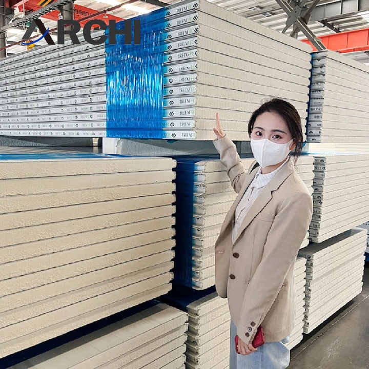 Archi 40 Foot Xps Sandwich Panels Jordan Isolation Pu Pur Pir Sandwich ...