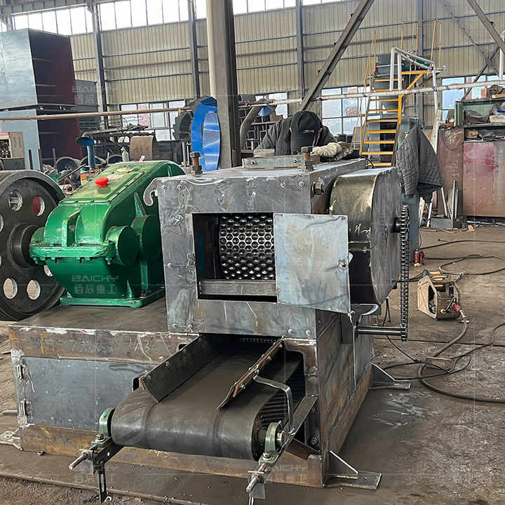 Manual Charcoal Briquette Machine, Portable Roller Coal Ball Press ...