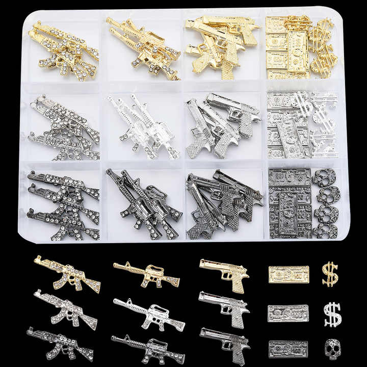 6/12 Girds Golden Alloy Money Bag Dollar Accessories Luxury Full ...