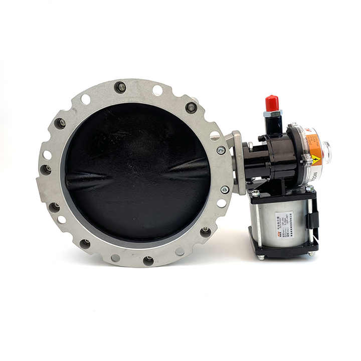 Butterfly Valve DN250 Pneumatic Powder Butterfly Valve Aluminum ...