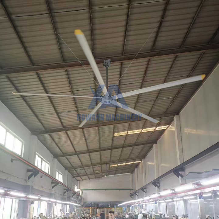 Giant Industrial Ceiling Fan Weatherproof Design for Aircraft Hangar ...