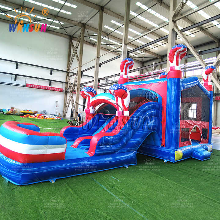 WINSUN Commercial inflatable water slide Bluey PVC Adult outdoor ...