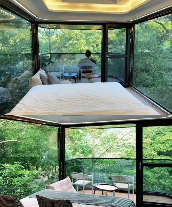 Portable Commercial Spaces Modular Container Homes Customized Capsule ...