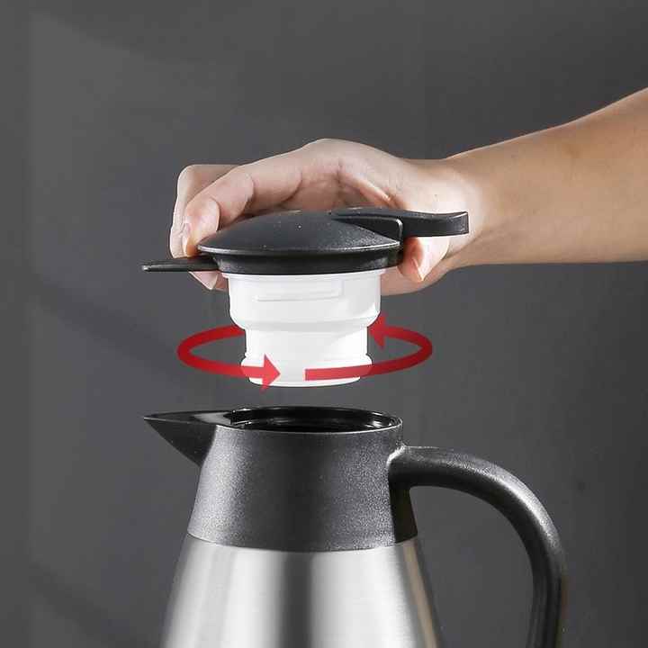 304 Stainless Steel Vacuum Insulated Kettle Warm Water Bottle European Coffee Pot Hot Water ...