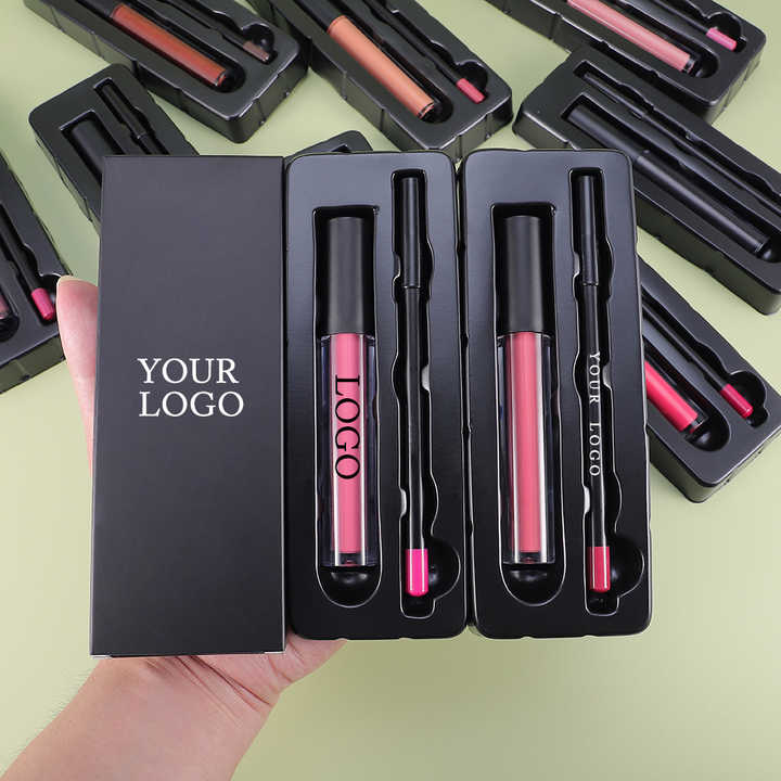 Wholesale Matte Lipstick Set with Custom Logo & Lipliner