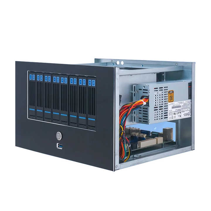 High Quality 8 Bays MINI-ITX NAS Storage Server Chassis