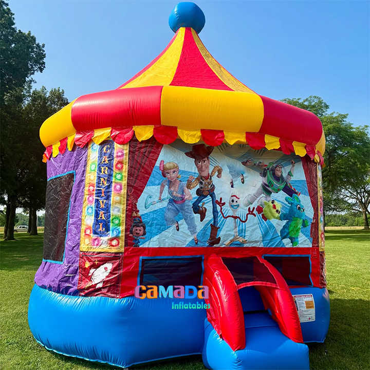 Kid Bouncing Castle Inflatable Bounce Round Bounce House Colorful Club ...