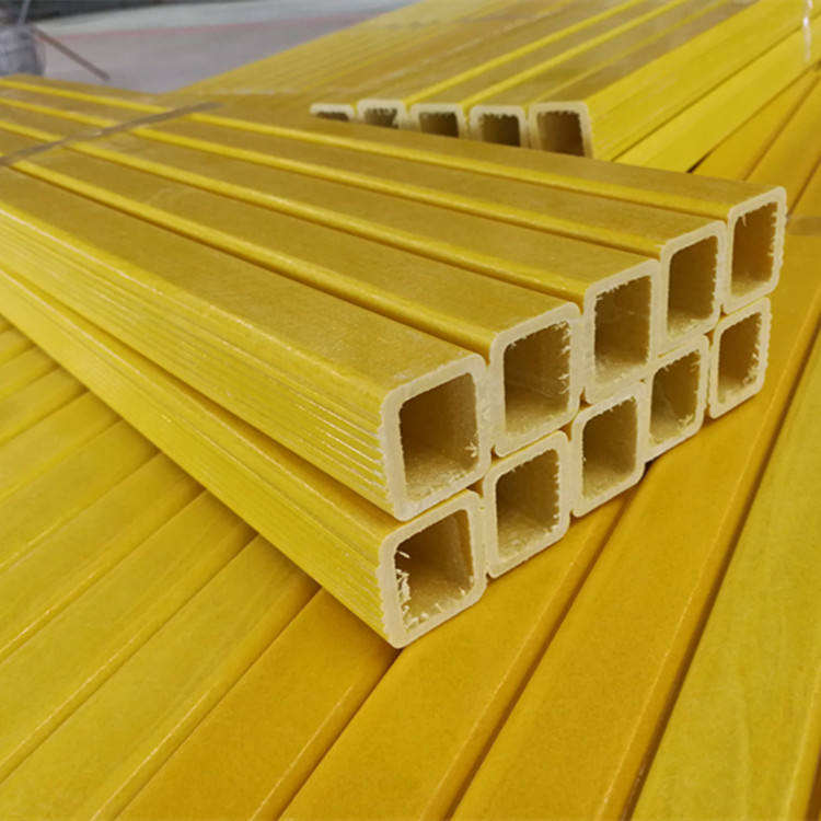 High Strength FRP Pultruded Hollow Roof Beams Glassfiber Tube Truss GRP ...