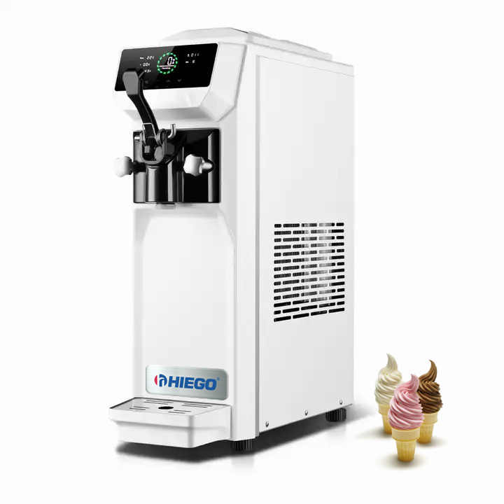 Table Top Soft Serve Portable Ice Cream Machine Icecream Maker 220v ...