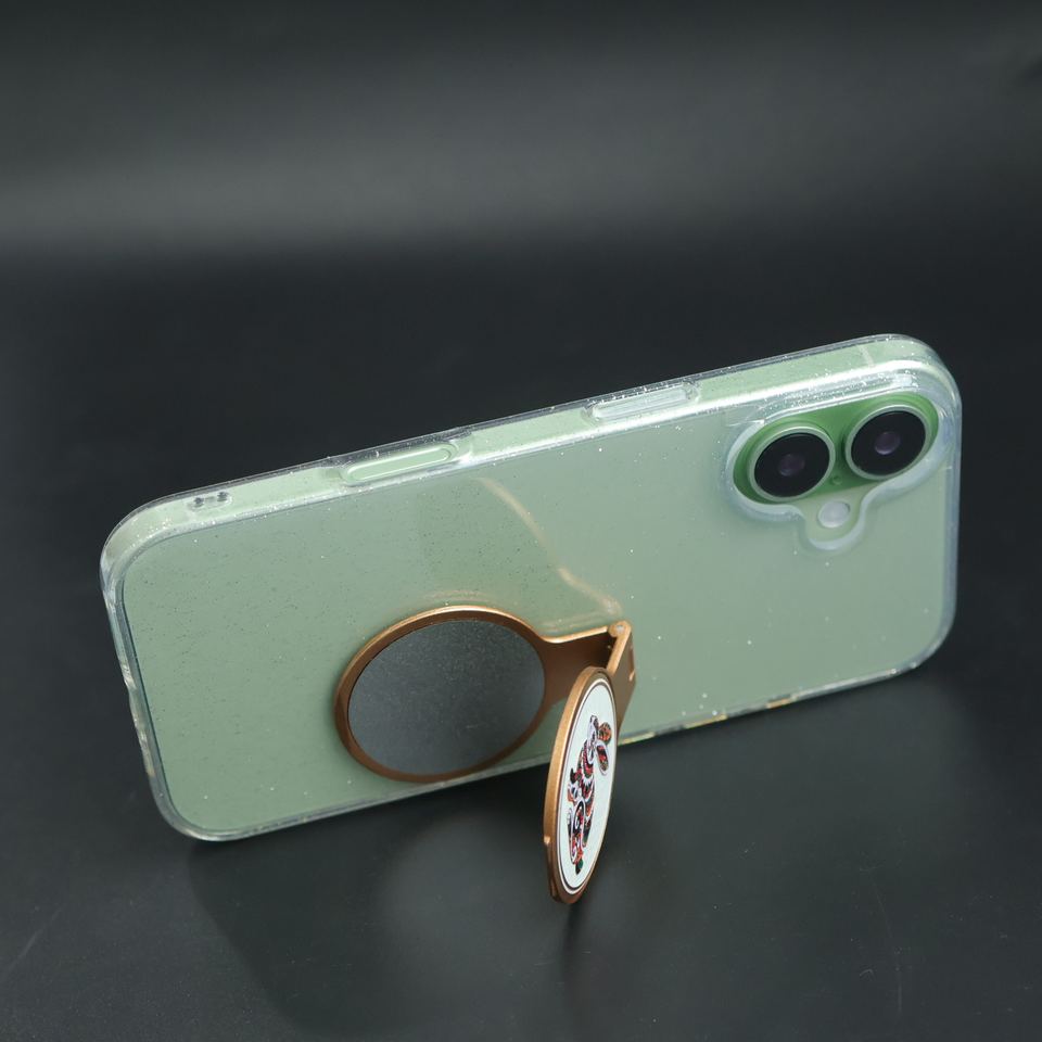 Lunar Zodiac Metal Desktop Phone Stand Holder With Mirror Sticky ...
