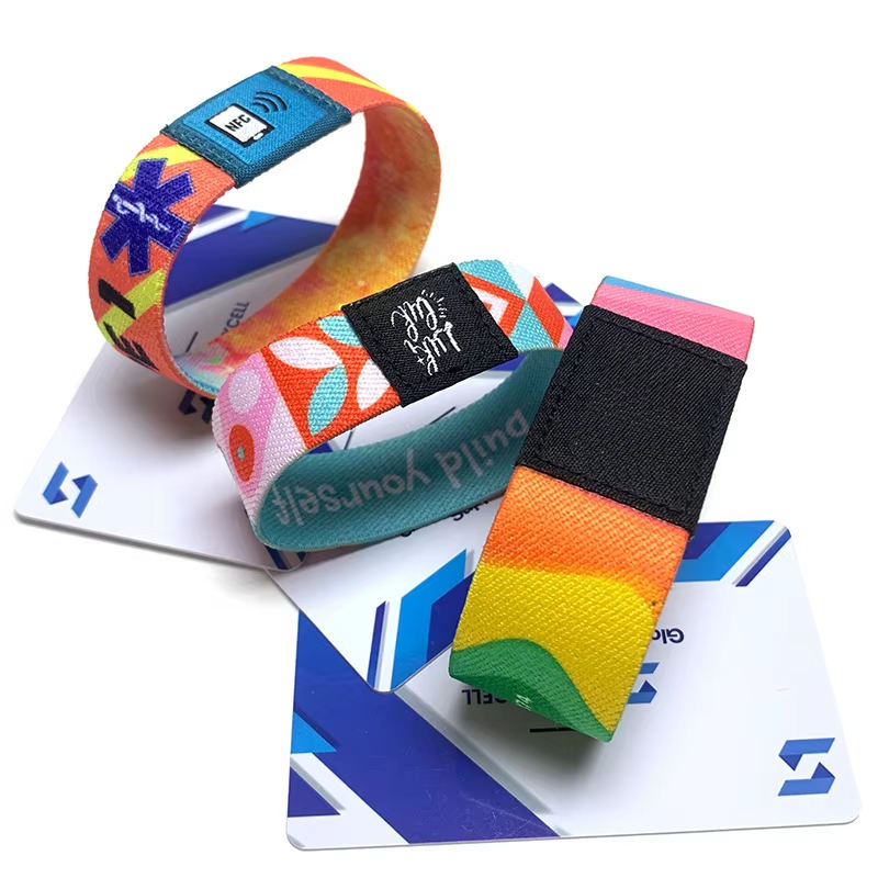 Custom Logo Printed Nfc Connection Wristband Hot Sale Personalized ...