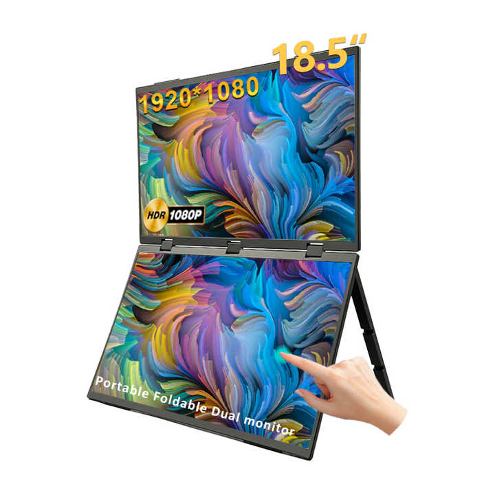 18.5" FHD Dual Triple Portable Monitor - HDR Gaming Display