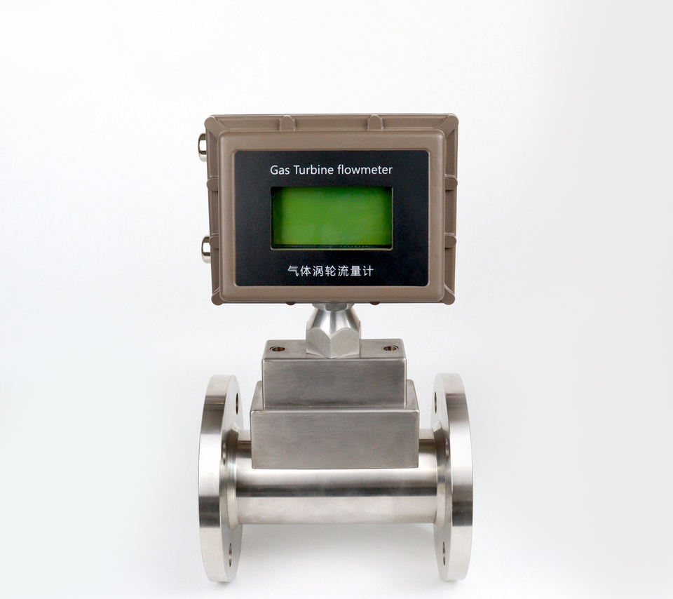 24VDc Analog Output Compressed Gas Turbine Flowmeter 420Ma Digital ...
