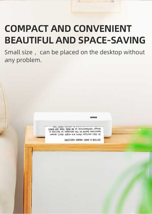 Office Mini A4 Portable Printer - Ideal for Students