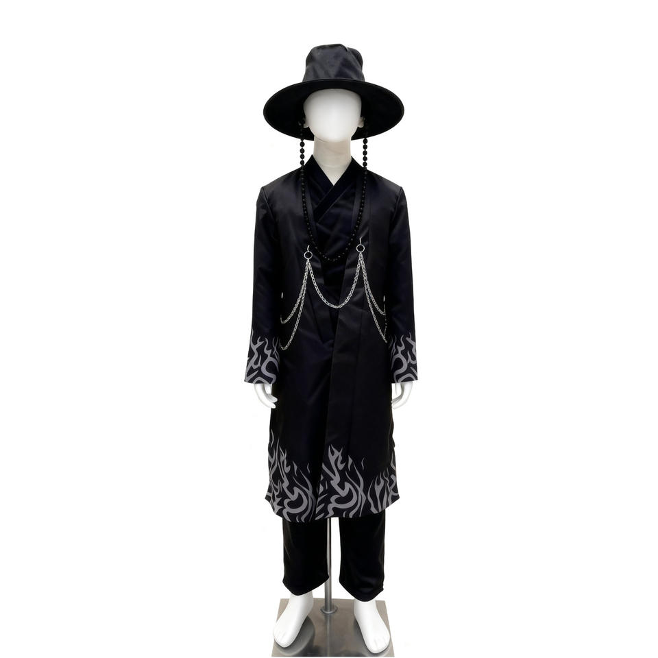 XJ Men's Kpop Demon Hunters Jinu Cosplay Costume Saja Boys Halloween ...
