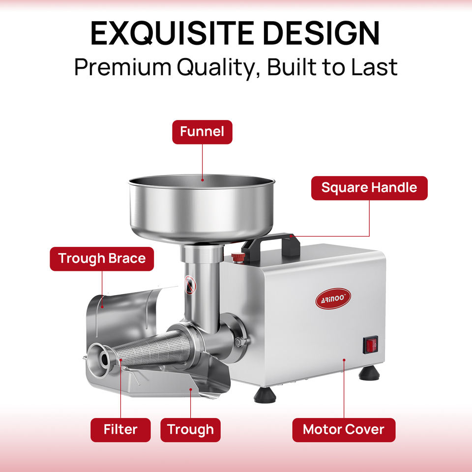 Electric 450W Stainless Steel 304 Home Automatic Jam Machine Commercial ...
