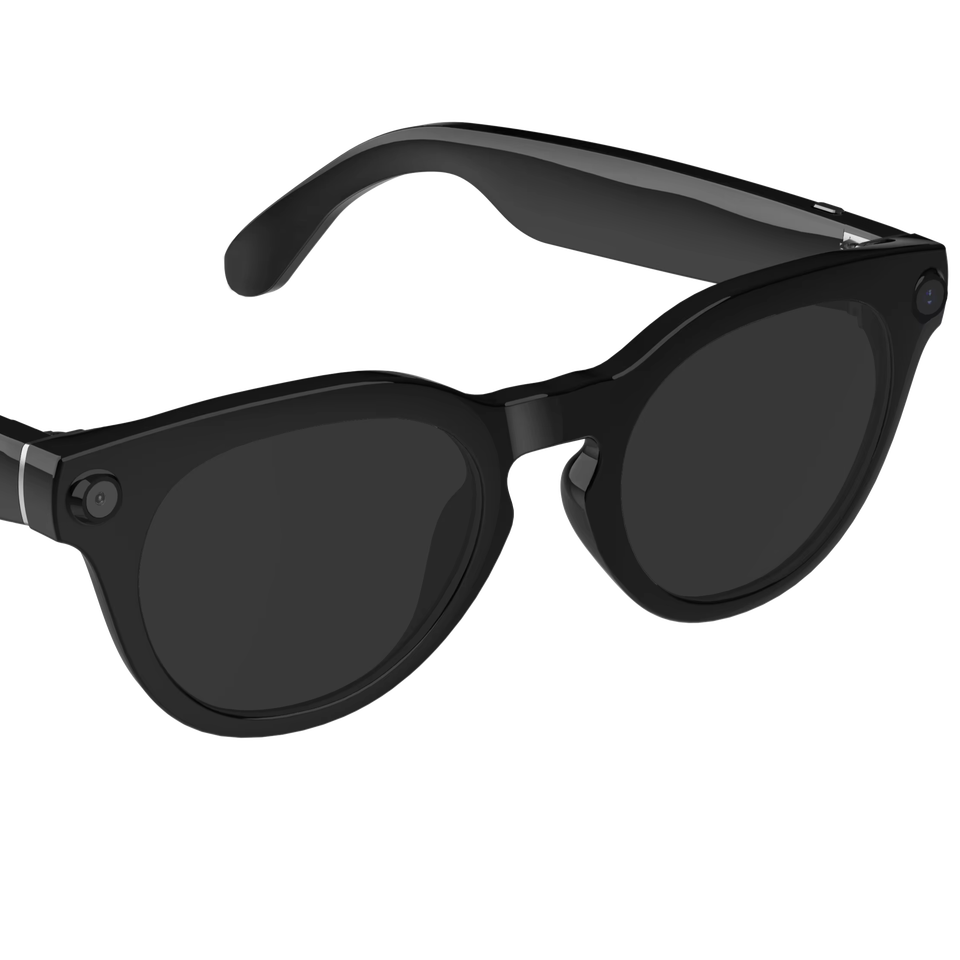 Kingsmart V03 T6 Smart Glasses Frame 1080P Dual Camera Sunglasses 32GB ...