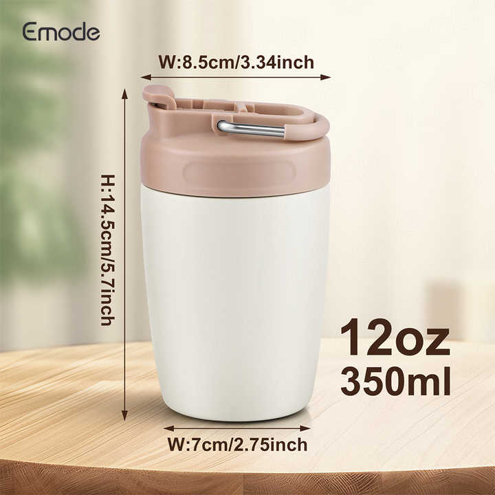 Emode Leak Proof Travel Mug with Locking Lid for Coffee and Tea Perfect ...