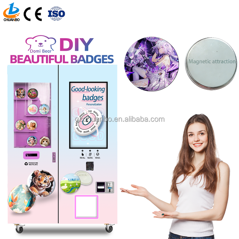 DIY Badge Vending Machine SDK Touchscreen Cloud-Based Management Self ...