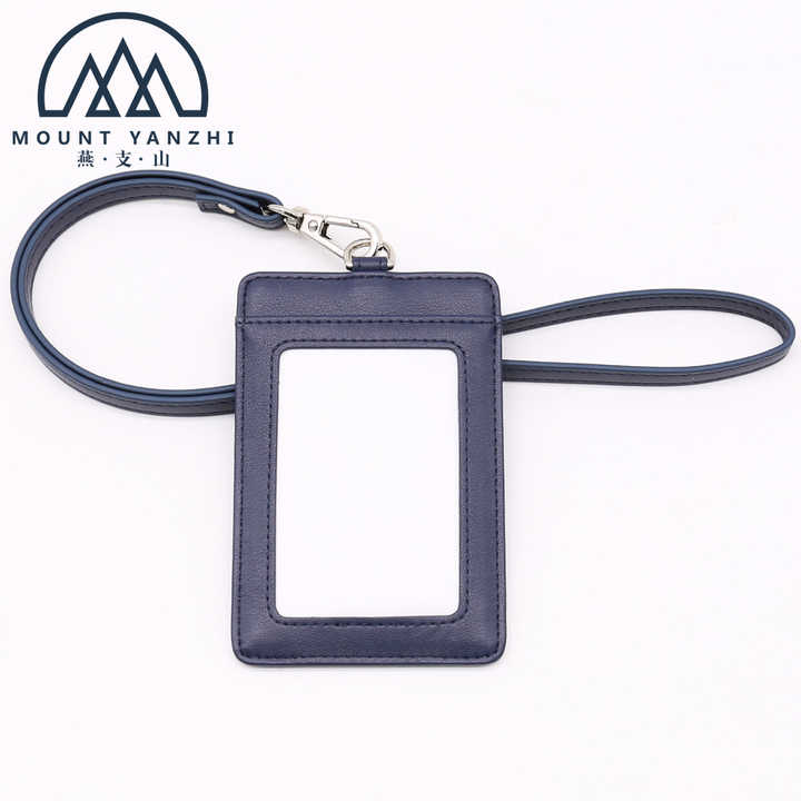 Custom Slim RFID Blocking Business Lanyard ID Card Holder Badge Holders ...