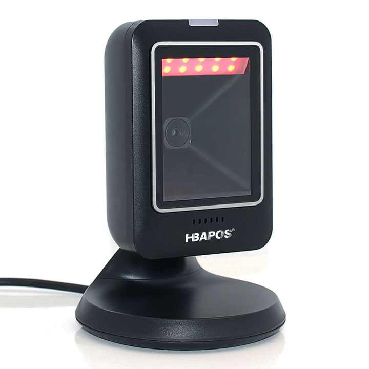 High Speed QR Code Desktop Reader - 2D Wired Barcode Scanner