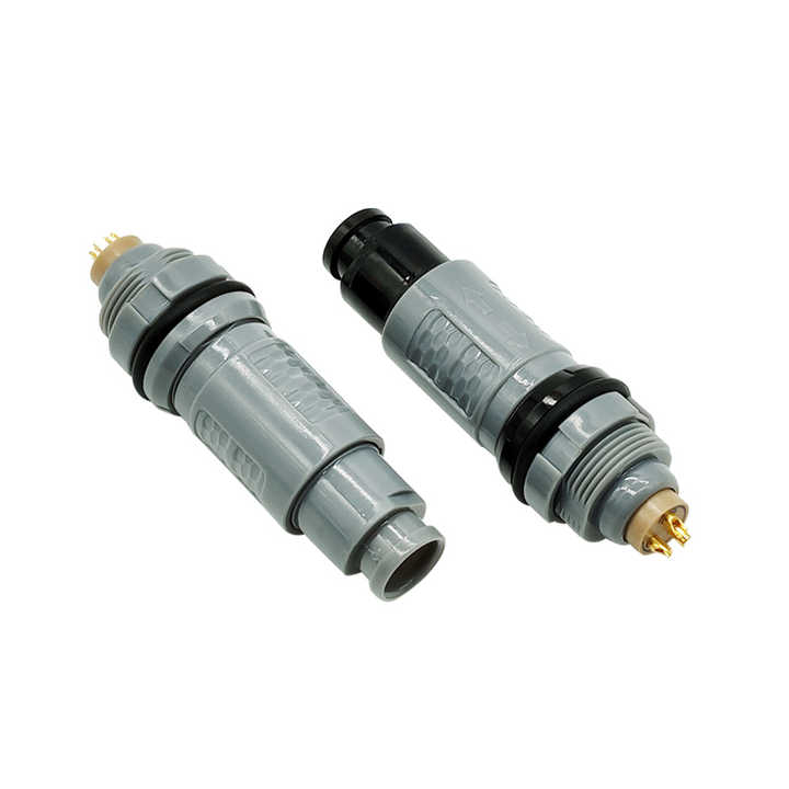 Long-Life Multi-Pin Circular Connector with Gold Plated Brass Terminals ...