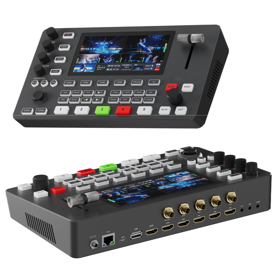 Live Streaming NDI 4K PTZ Camera Bundle for Church & Studio