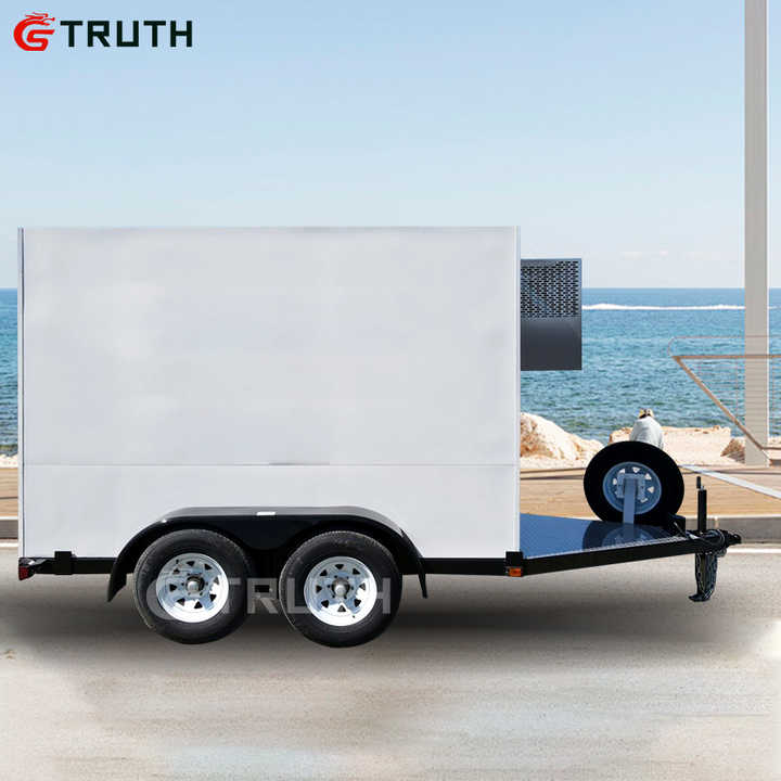 Customized Refrigerator Reefer Fish Milk Meat Cold Box Trailer